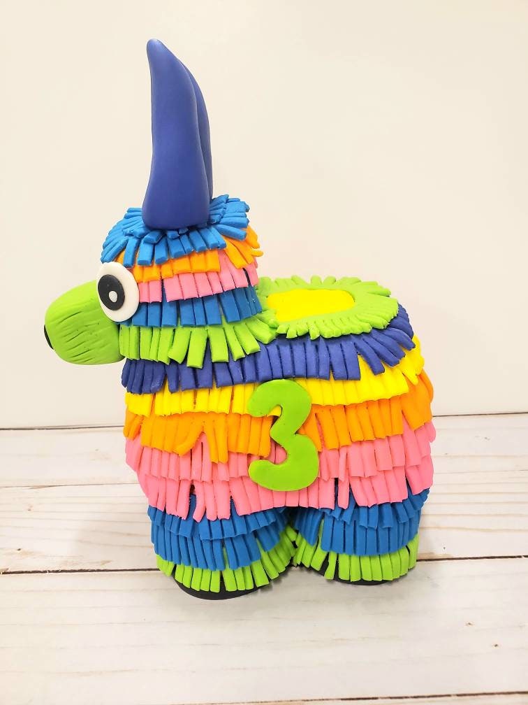 Pinata cake topper fondant pinata pinata donkey pinata cake - Etsy.de