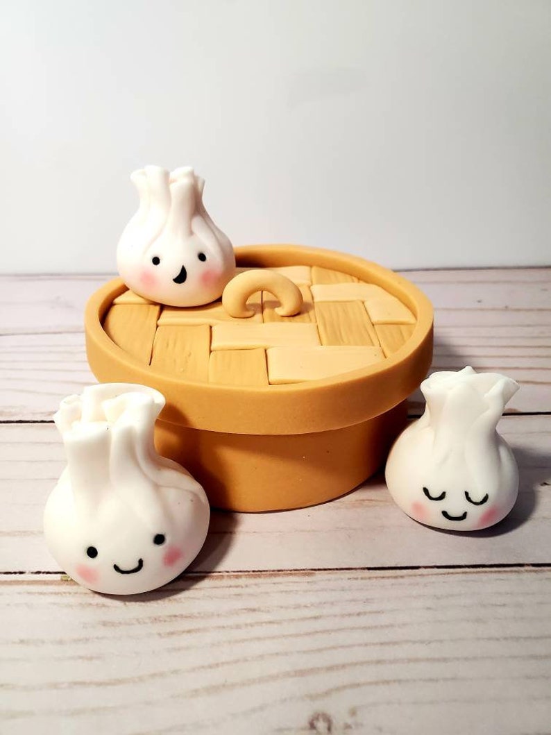 Dim Sum Cake Topper Kawaii Cake Topper Cute Dumpling Cake - Etsy