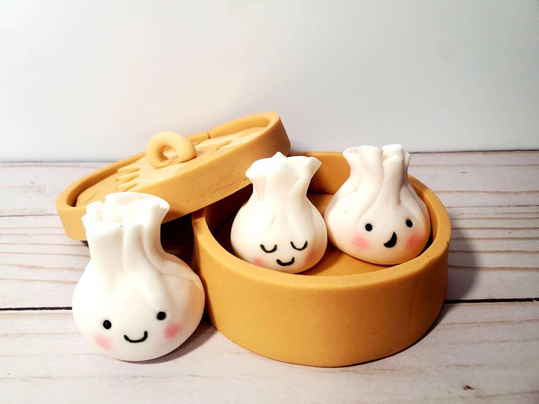 Dim Sum Cake Topper, Kawaii Cake Topper, Cute Dumpling Cake Topper ...