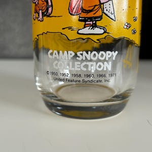 1983 Mcdonalds Camp Snoopy Collection Collectible Glass Snoopy Civilization is Overrated the ...