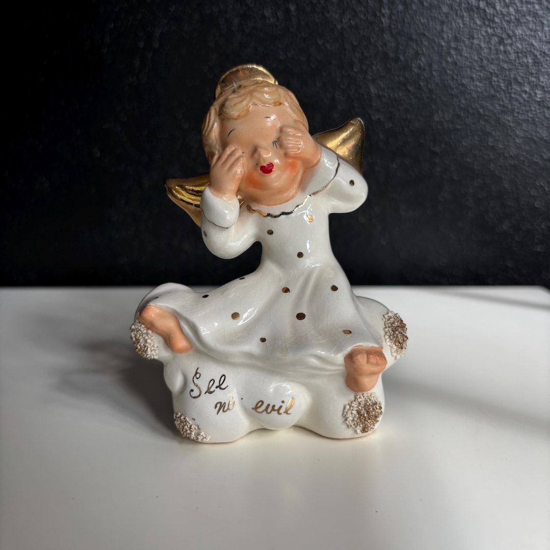 1956 Yona Original See No Evil Angel Figurine - Etsy