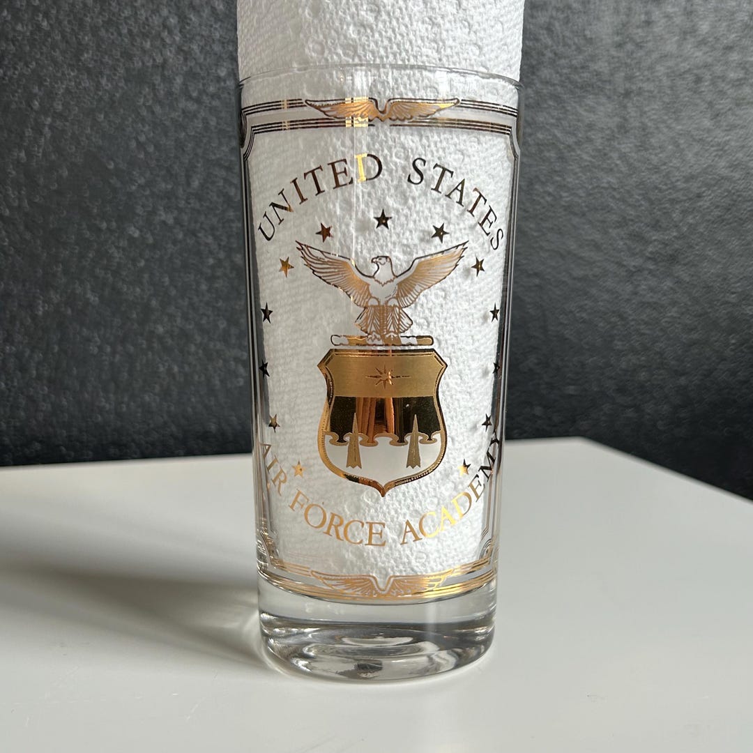 Vintage United States Air Force Academy Souvenir Glass U.S. Military - Etsy
