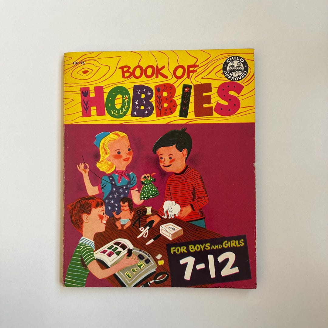 1954 Book of Hobbies for Boys and Girls 7-12 by Helen Jill Fletcher ...