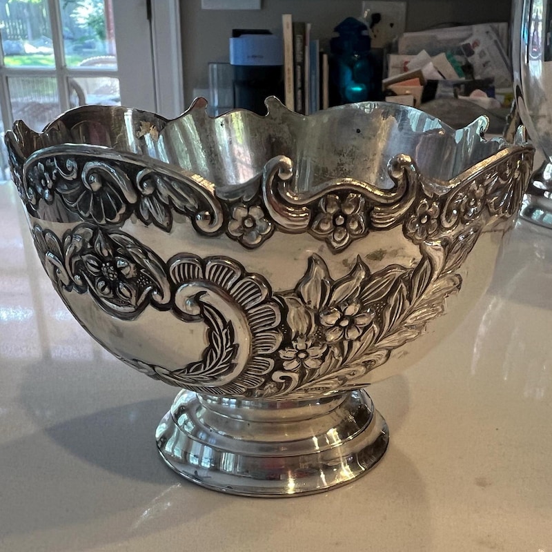 Silver Plate Bowl - Etsy