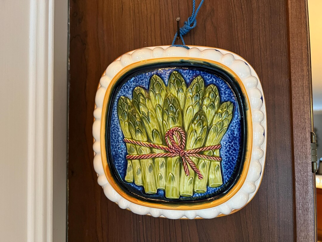 Asparagus Mold, Ceramic Mold, Ceramic Garden Farmhouse Kitchen Decor ...