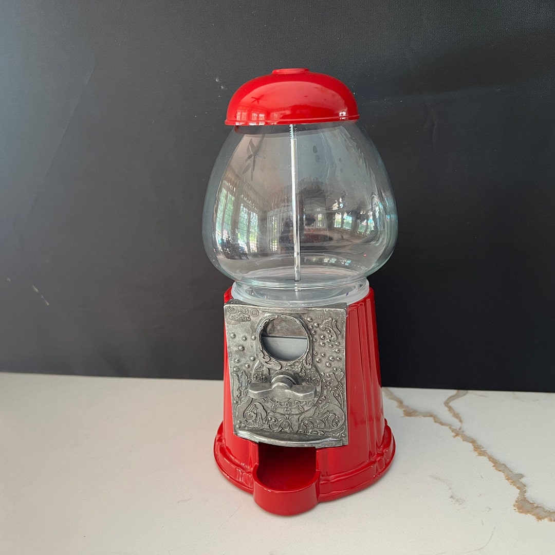 Vintage Carousel Gumball Machine, Classic Mini Gum Ball Machine, Gum ...