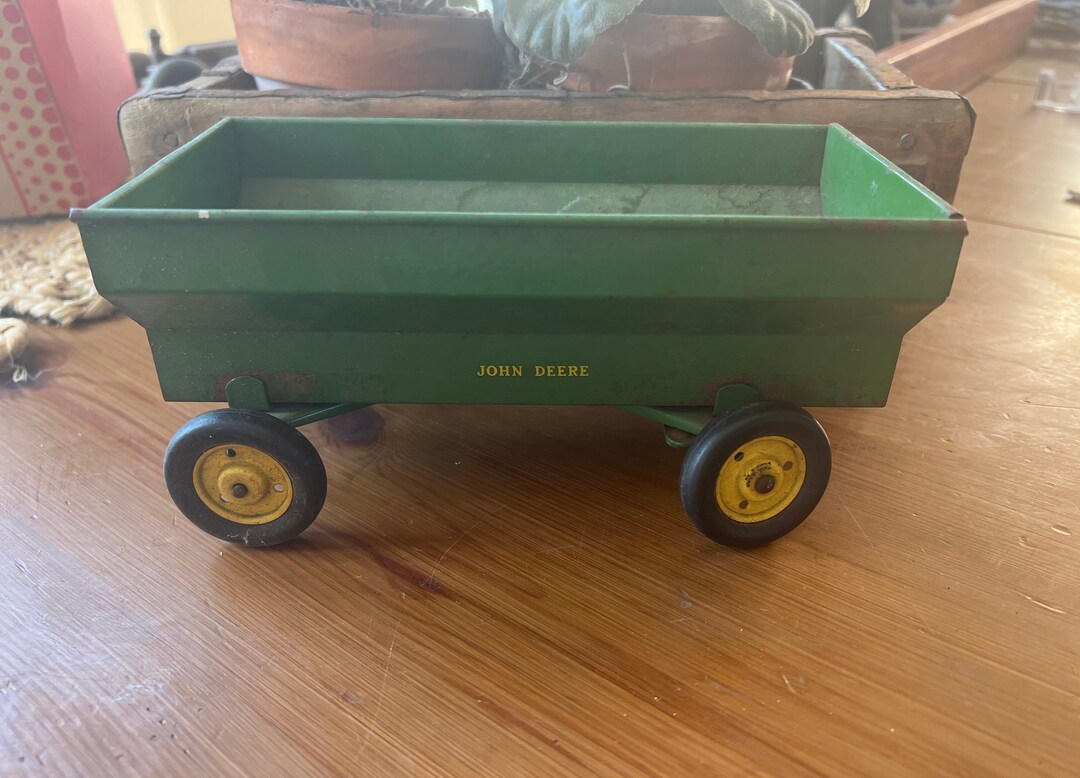 Vintage John Deere Grain Trailer, Antique Deere Trailer, John Deere ...