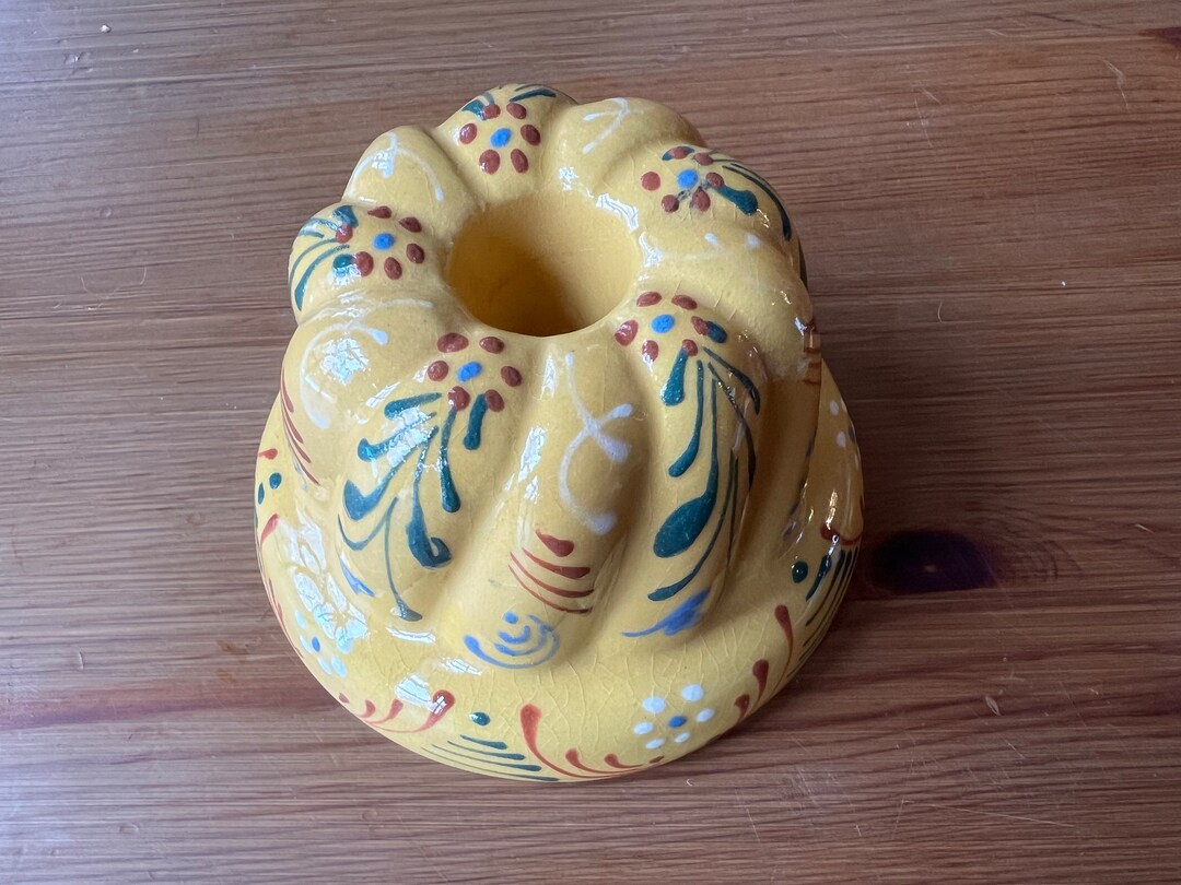 Vintage Soufflenheim Miniature Alsace Pudding Mold, French Farmhouse ...