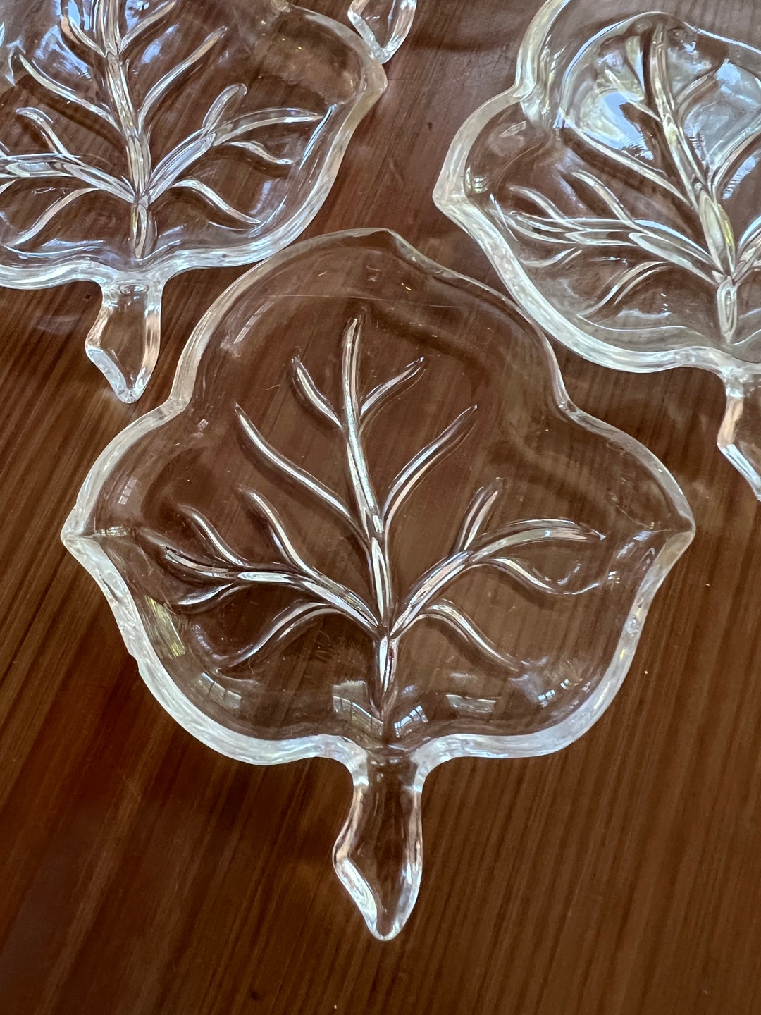 Leaf Butter Pat Hazel Atlas Dishes, Leaves Tea Bag Holder, Tidbit, Set ...