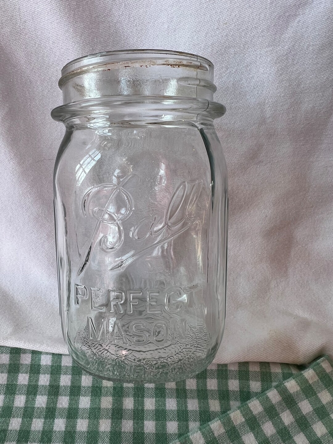 Ball Mason Jar Pint Size Clear 1933-1962 - Etsy