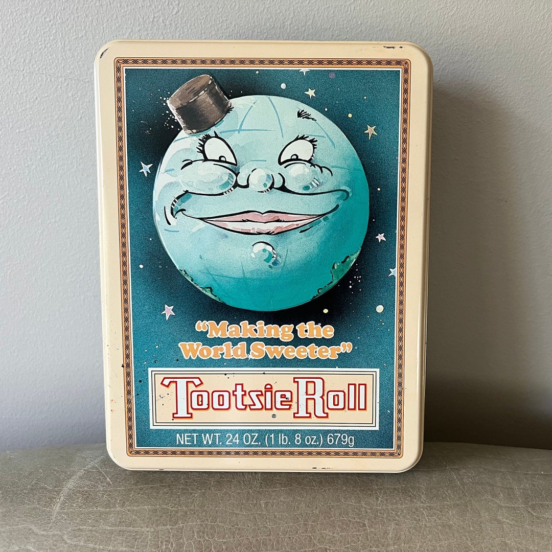 Vintage Tootsie Roll Tin Making the World Sweeter Tootsie - Etsy