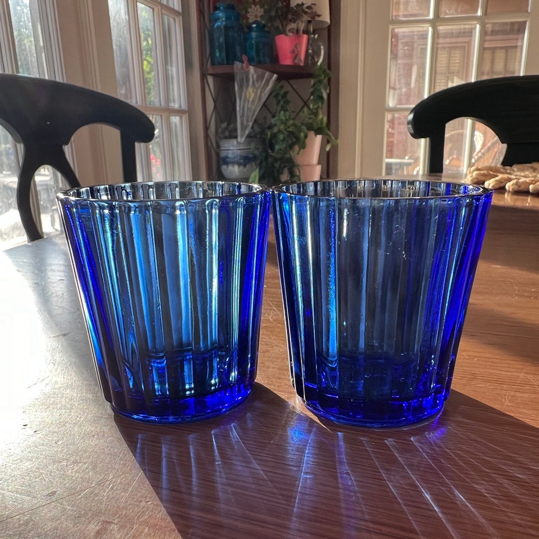 Cobalt Blue Mezcal Glasses, Crisa Made in Mexico Tequila Drinking ...