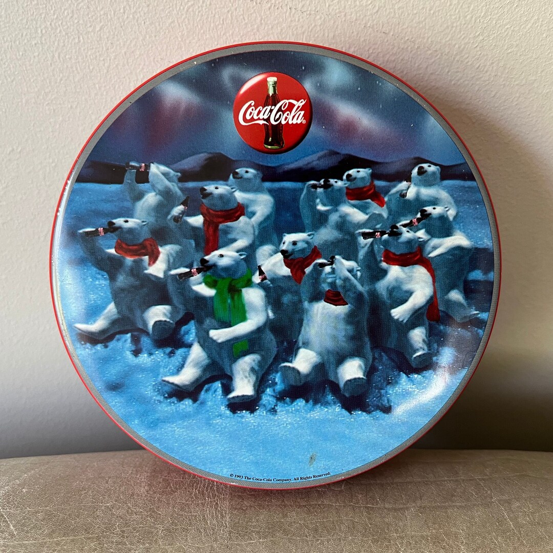 Coca Cola Tin, Classic Polar Bears Tin, Having a Coke, Vintage Coker ...