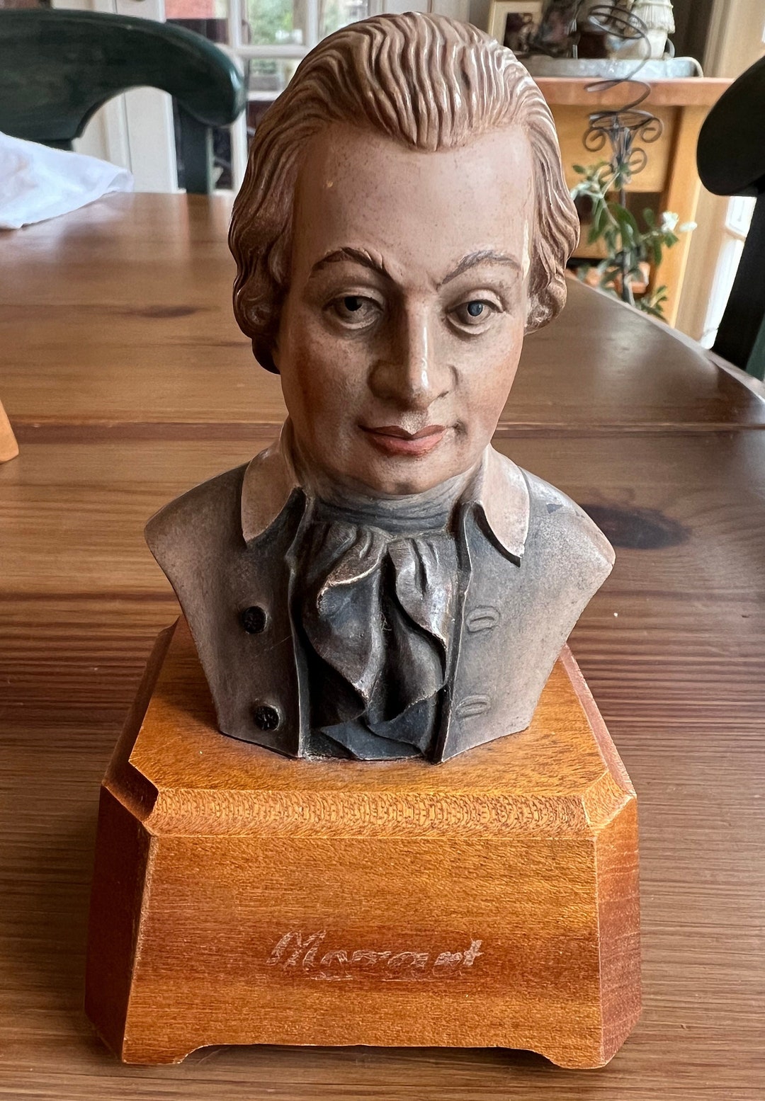 Vintage Mozart Bust Music Box - Toriart Italy - Does Not Play - Etsy