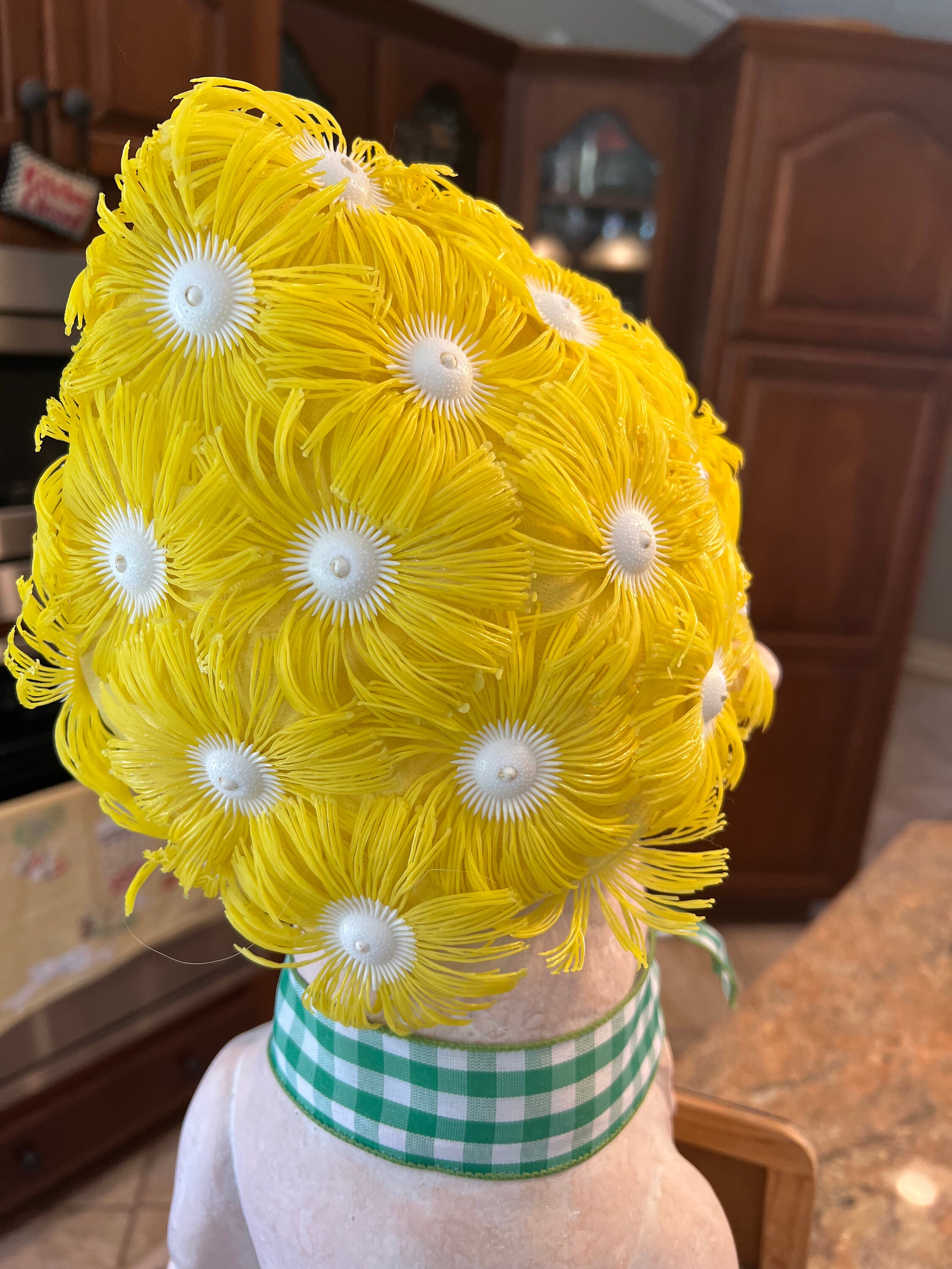 Vintage Playtex Pixie Swim Cap Yellow With Daisies 1960 Swim Cap - Etsy