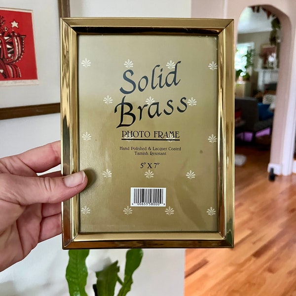 Brass Picture Frame - Etsy