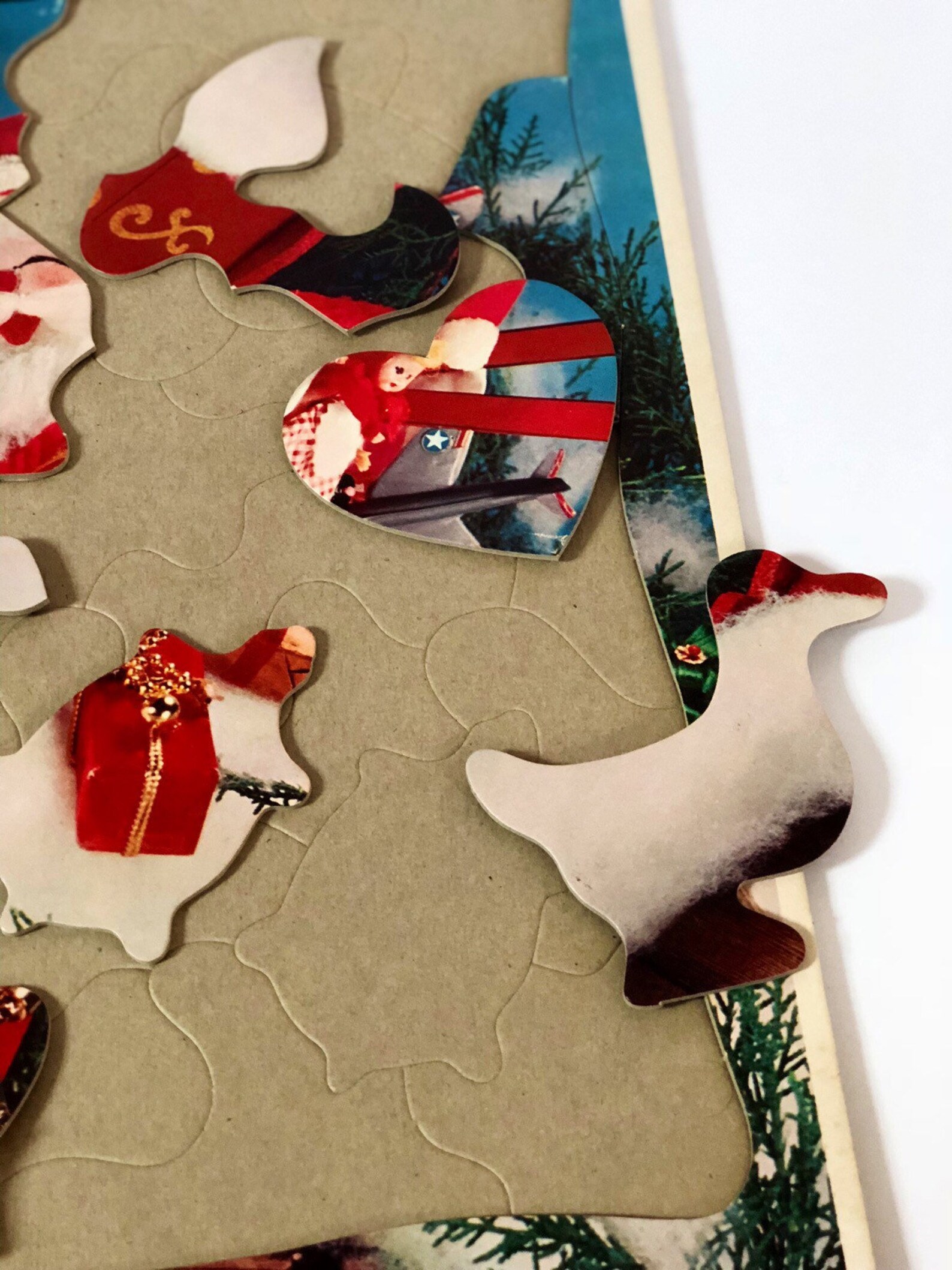 Vintage Santa Claus Tray Puzzle 1967 Christmas Time Whitman Puzzle ...