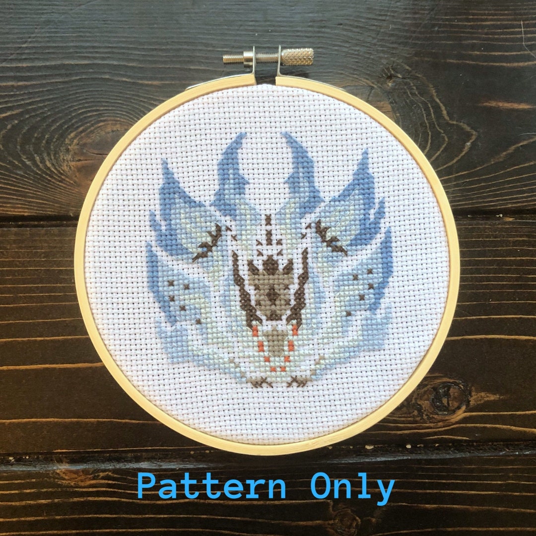 Xeno'jiva Monster Hunter World Cross Stitch Pattern PDF Download, Video ...