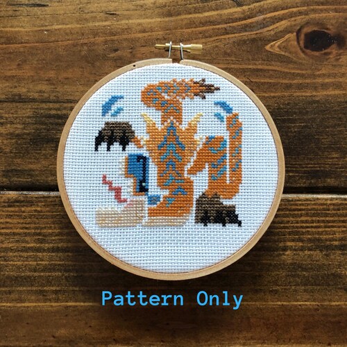 Monster Hunter World Cross Stitch Pattern Starter Bundle - Etsy