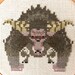 Rajang Icon Monster Hunter World Cross Stitch Pattern PDF - Etsy