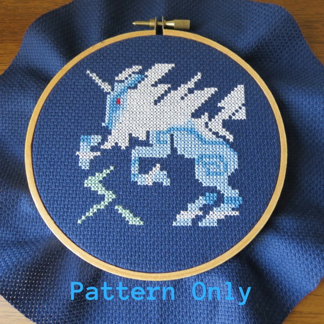 Kirin Monster Hunter Cross Stitch Pattern PDF Download, Pixel Art ...