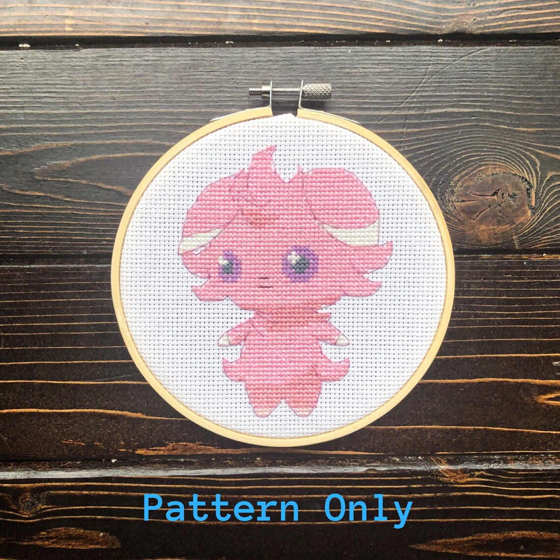 Shiny Espurr Pokemon Cross Stitch PDF Pattern Download - Etsy