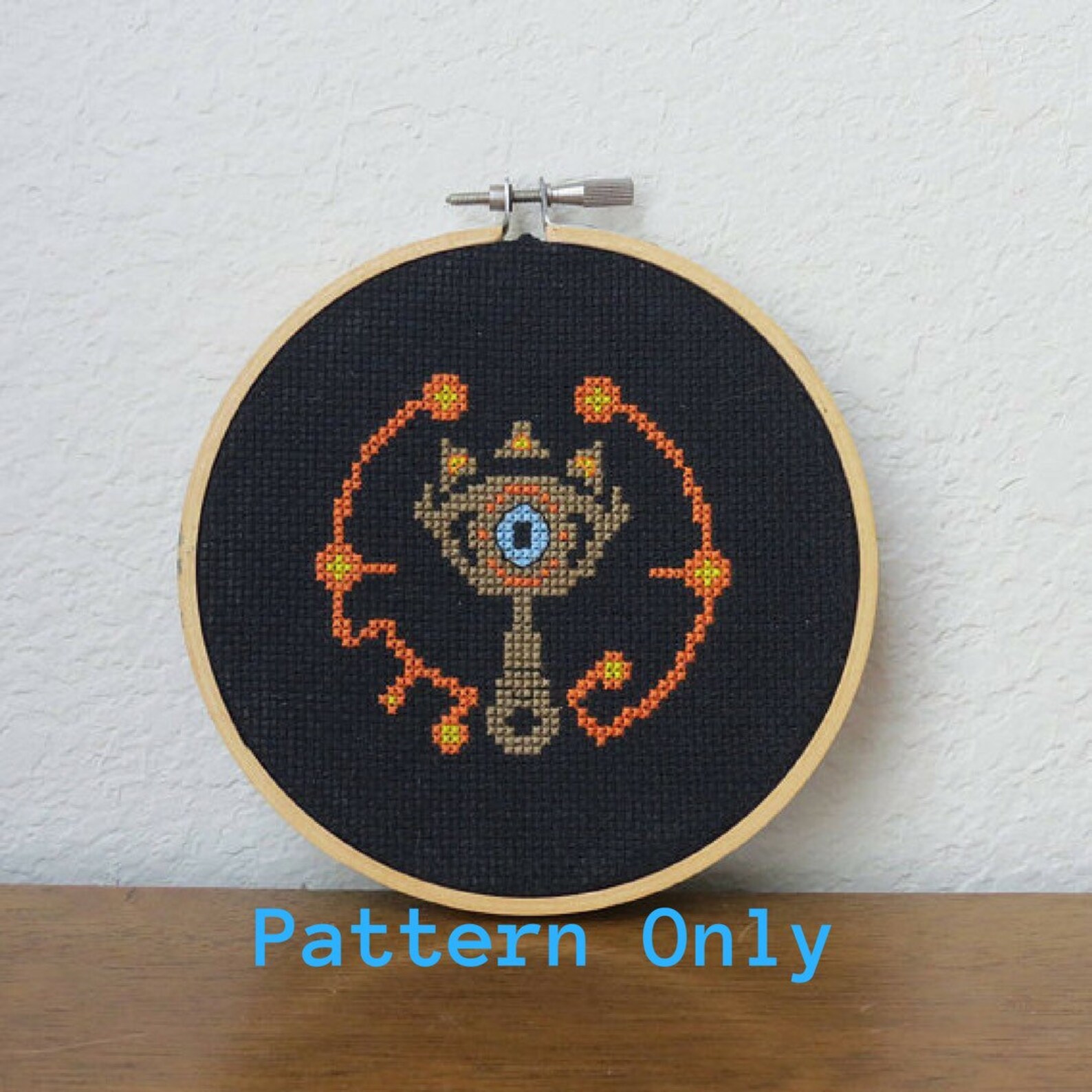 Legend of Zelda Sheikah Eye Cross Stitch Pattern PDF Download, Gift for ...