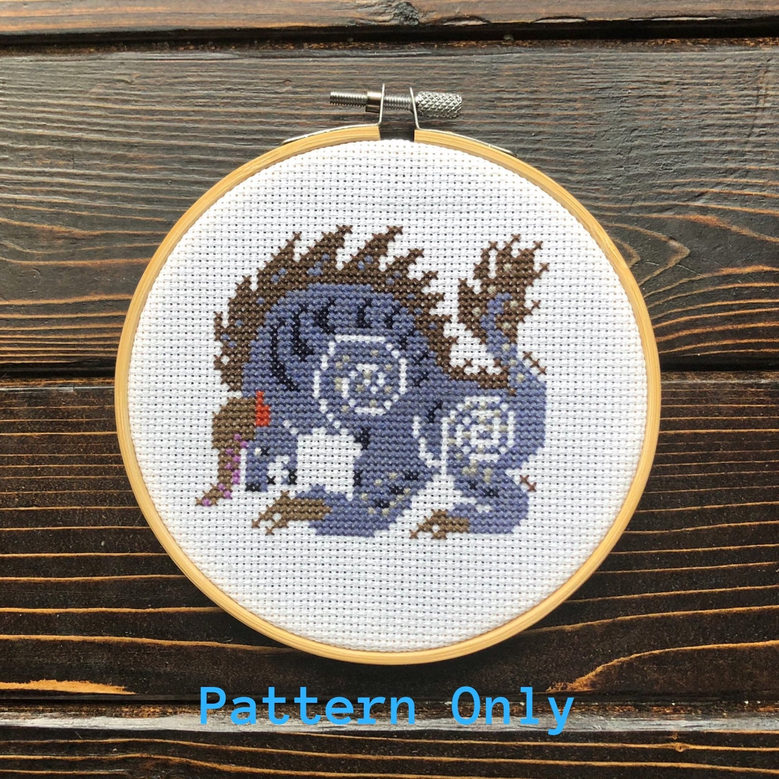 Monster Hunter World Behemoth Cross Stitch Pattern PDF Download, Pixel ...
