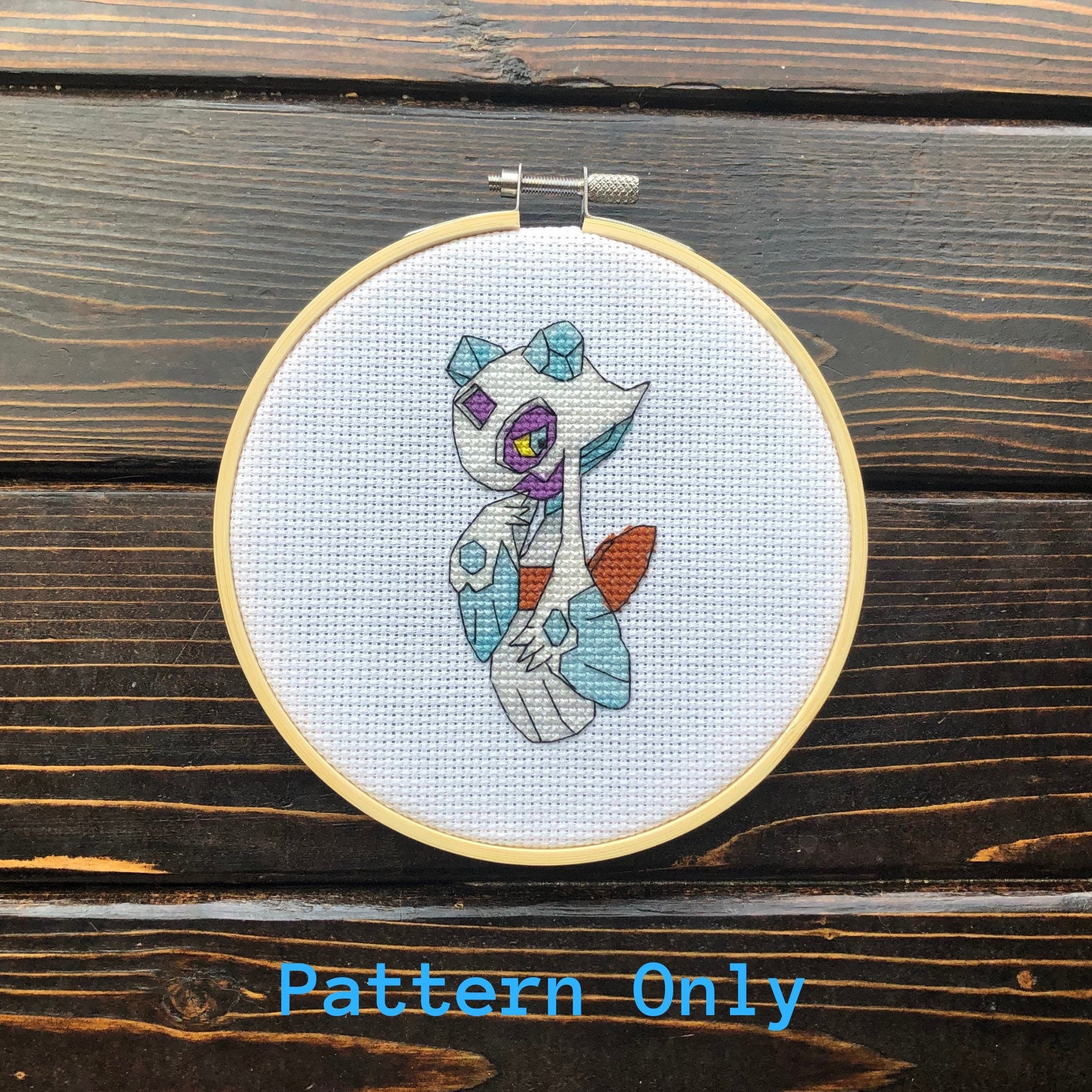 Froslass Pokemon Cross Stitch PDF Pattern Download Ghost - Etsy