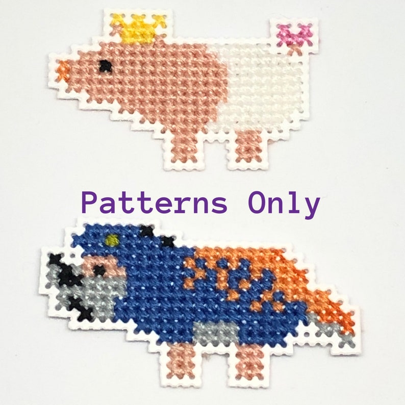 Poogie Monster Hunter Cross Stitch Pattern Pdfs Frog and - Etsy