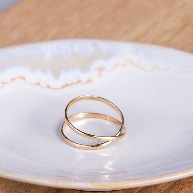 Criss Cross Ring - Etsy
