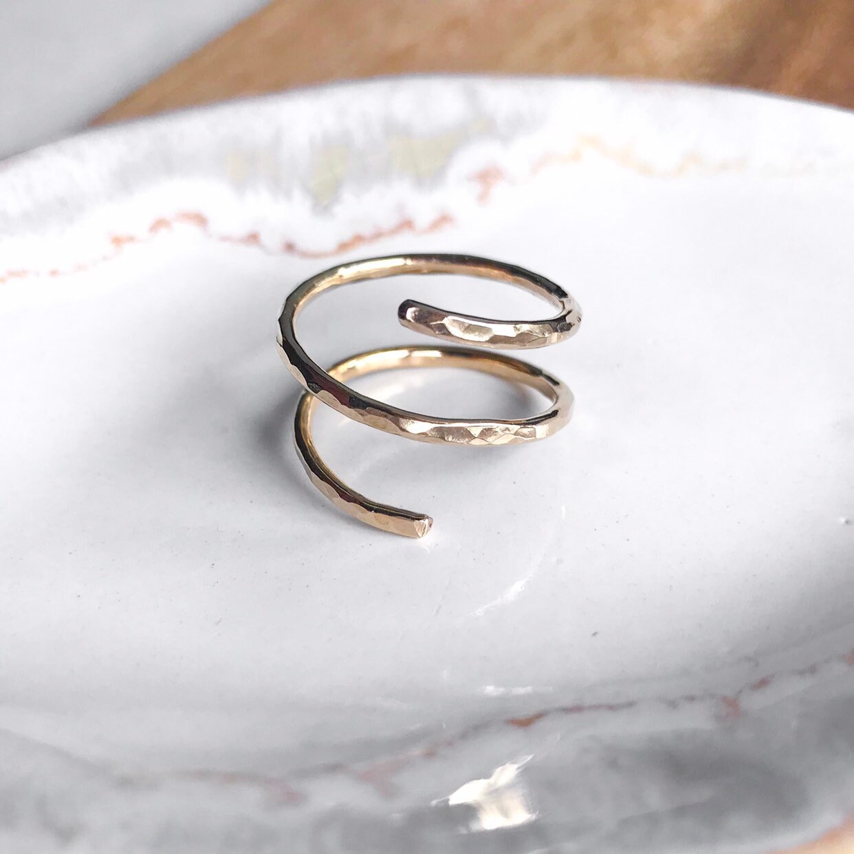 Large Gold Wrap Ring Gold Wrap Ring Wraparound Ring Gold - Etsy