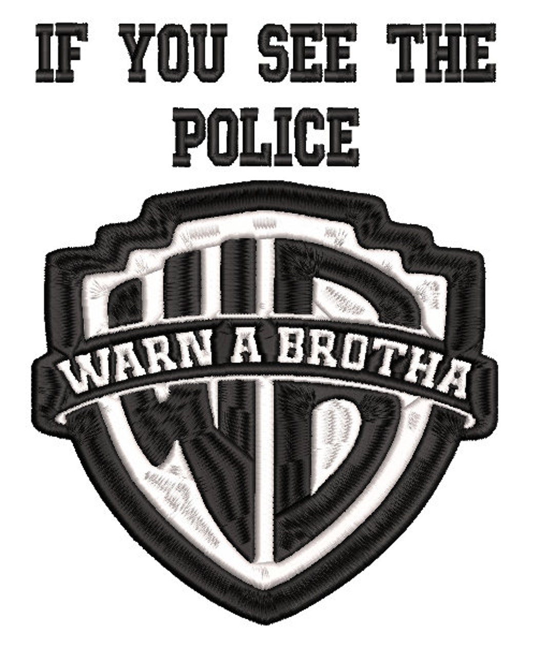 Police Badge Machine Embroidery File Design Digital File Instant ...