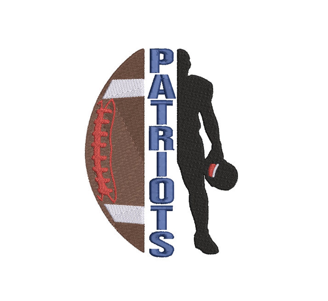 New England Patriots Football Machine Embroidery Design, Sports Digital ...