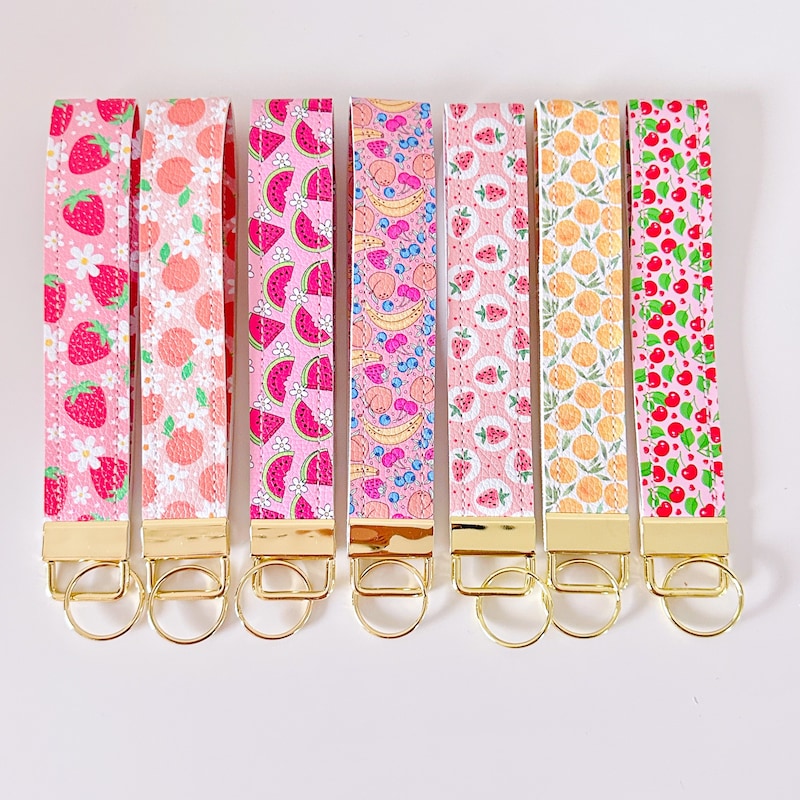 Strawberry Key Chains - Etsy