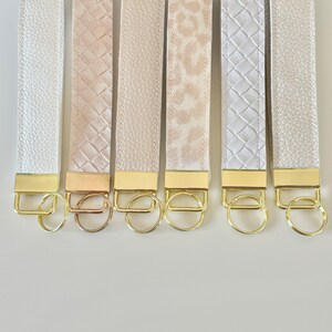 Neutral Cream Beige Key Wristlet Key Fob Holder Wristlet - Etsy