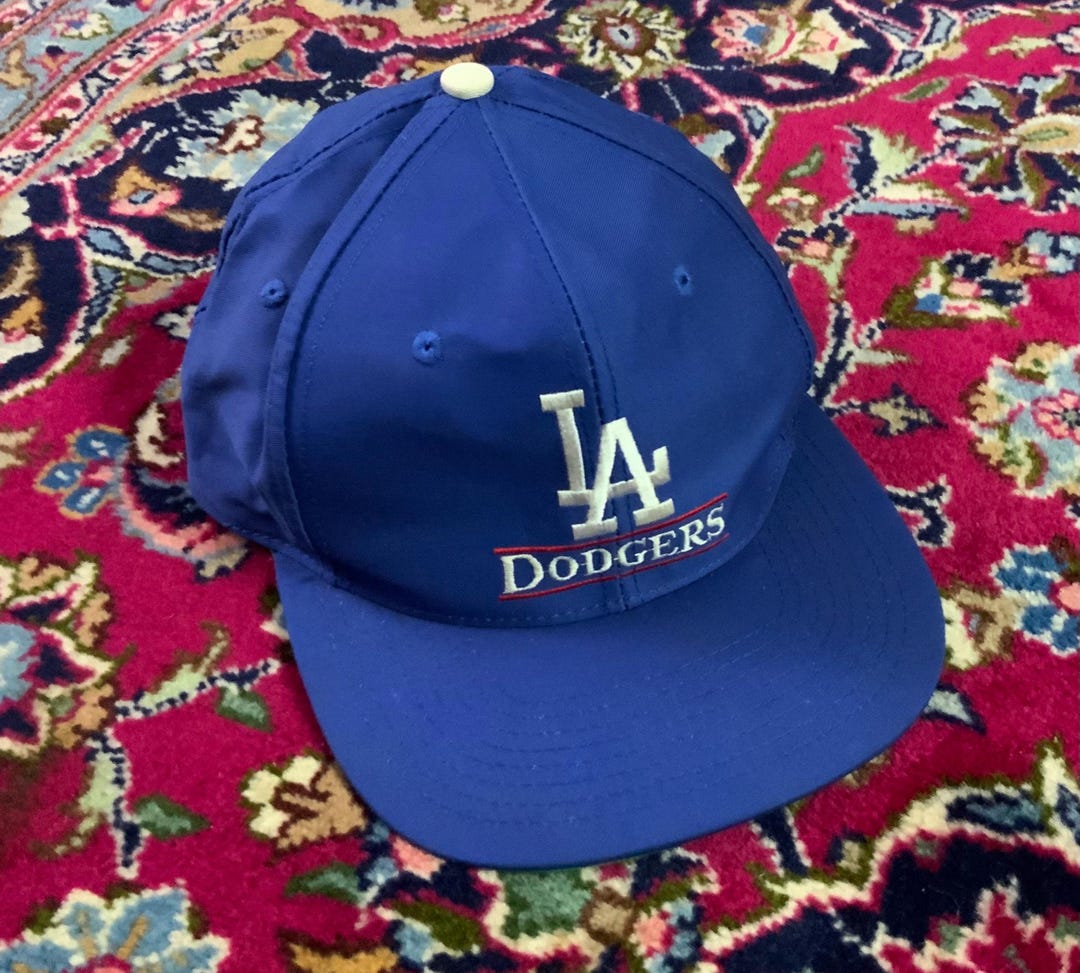 Vintage 90s LA Dodgers MLB World Series Champs Blue Snapback Hat - Etsy