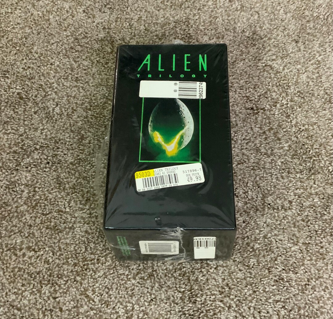 Alien Trilogy 3 VHS SEALED Fox Watermarks Rare 1993 NOS Hype Sticker - Etsy