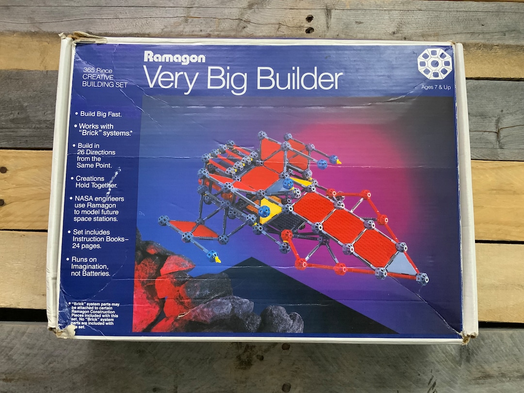 1988 Ramagon Very Big Builder Toy Set - Etsy