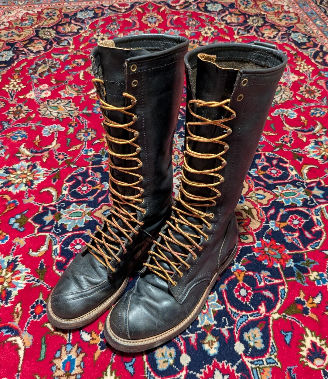 Vintage Sears Motorcycle Logger Lineman Boots 9.5 E Motorcycle 60s - Etsy