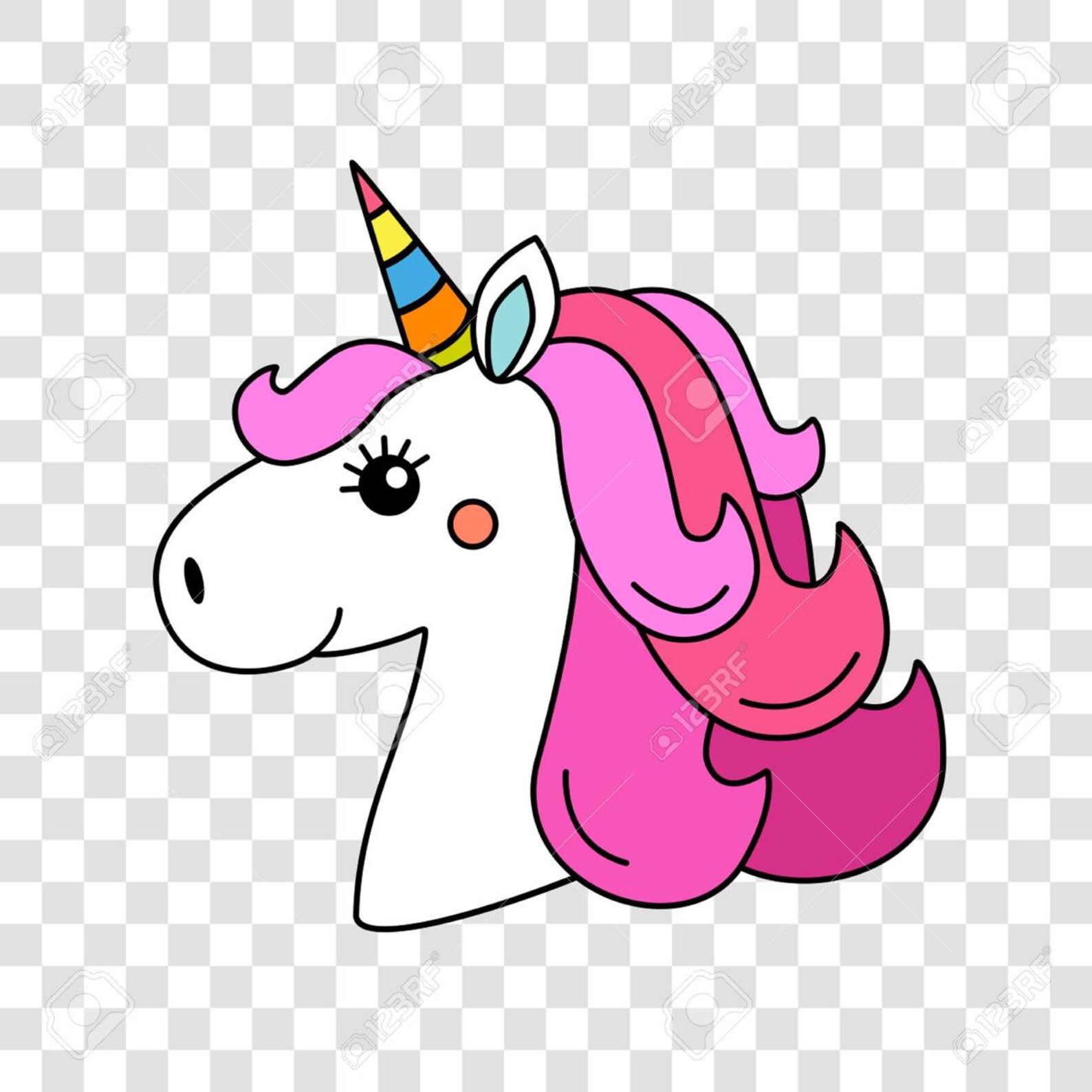 Unicorn Head Design Embroidery Design Fill Design Machine Embroidery ...