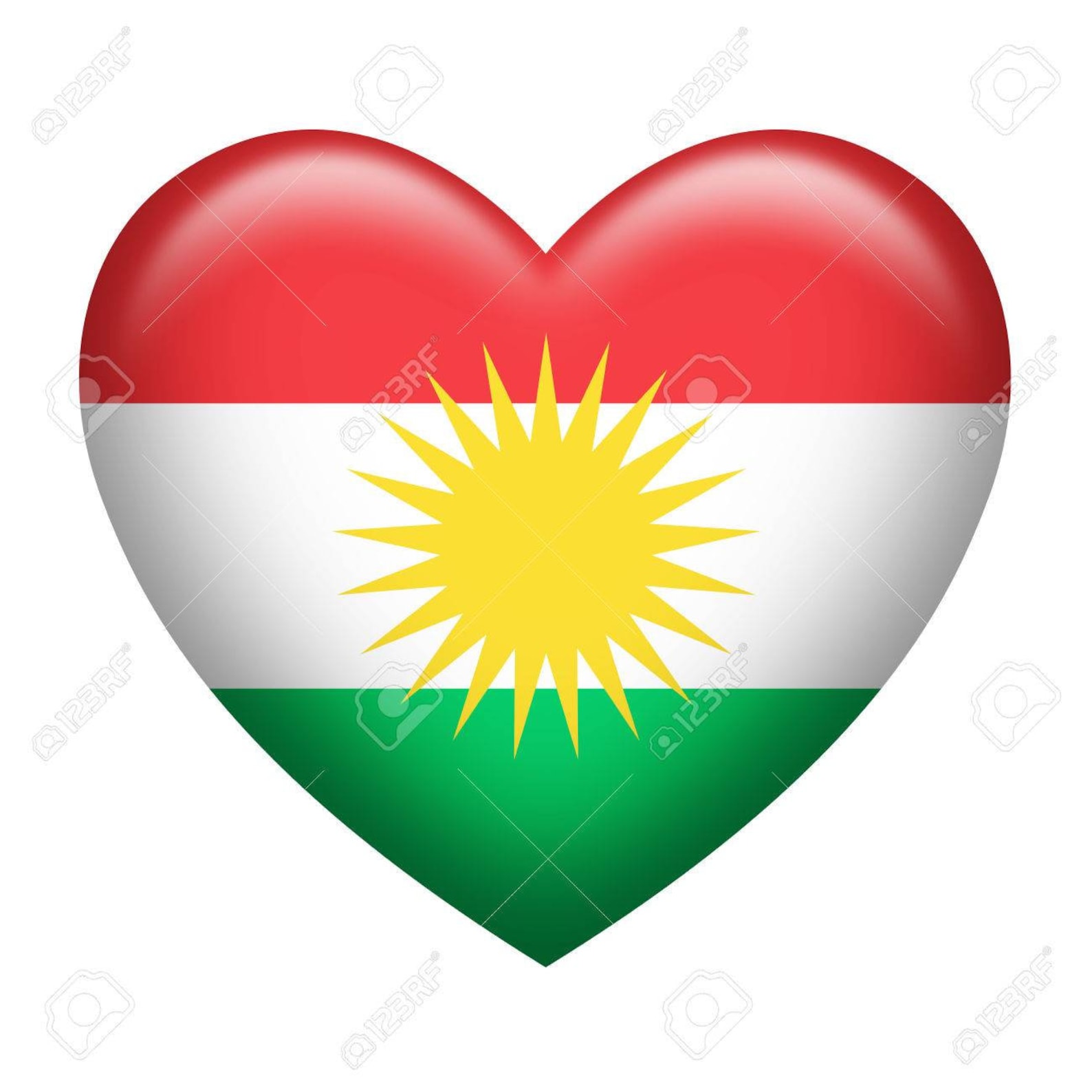 Kurdish Flag Hook Morale Patch Peshmerga Kurdistan Flag - Etsy