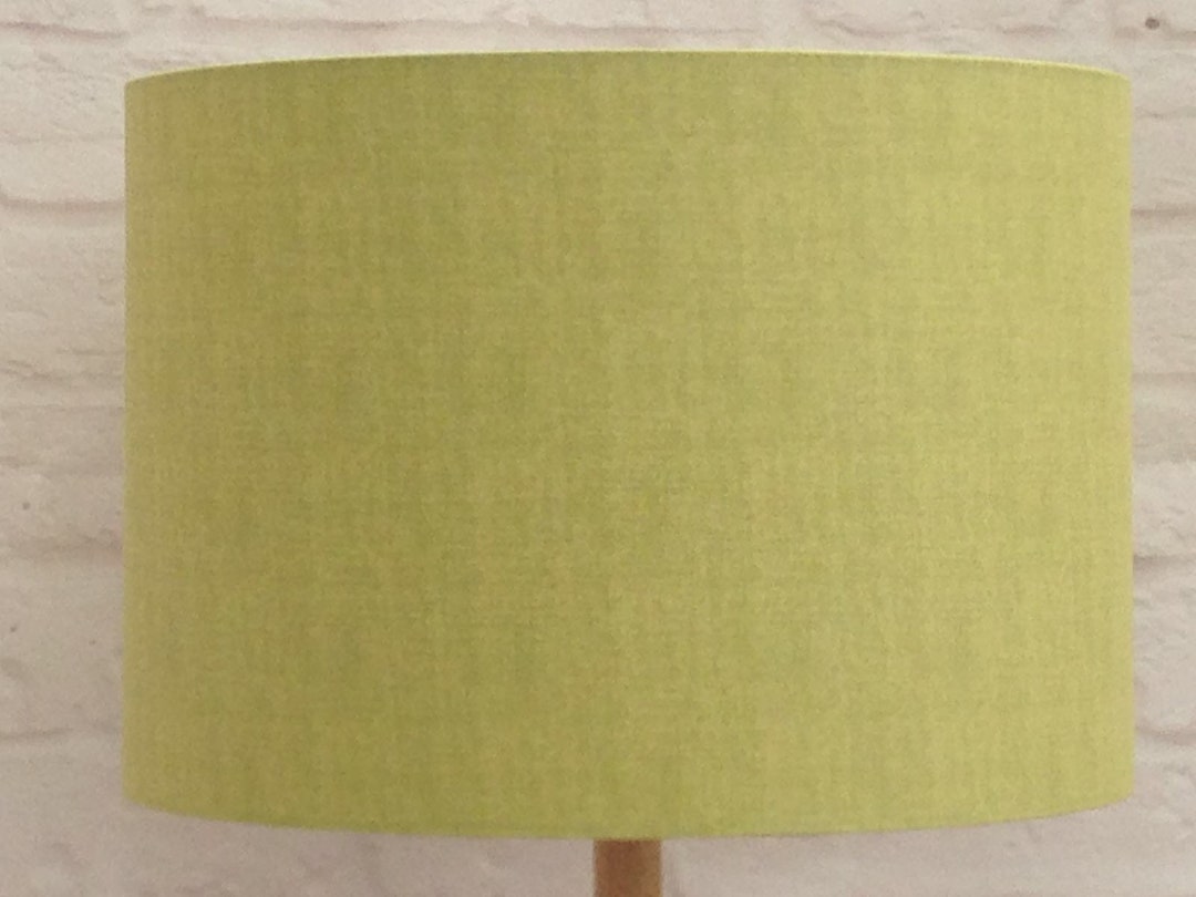 Lampshade Celery Linen Effect Fabric Ceiling or Table Shade - Etsy