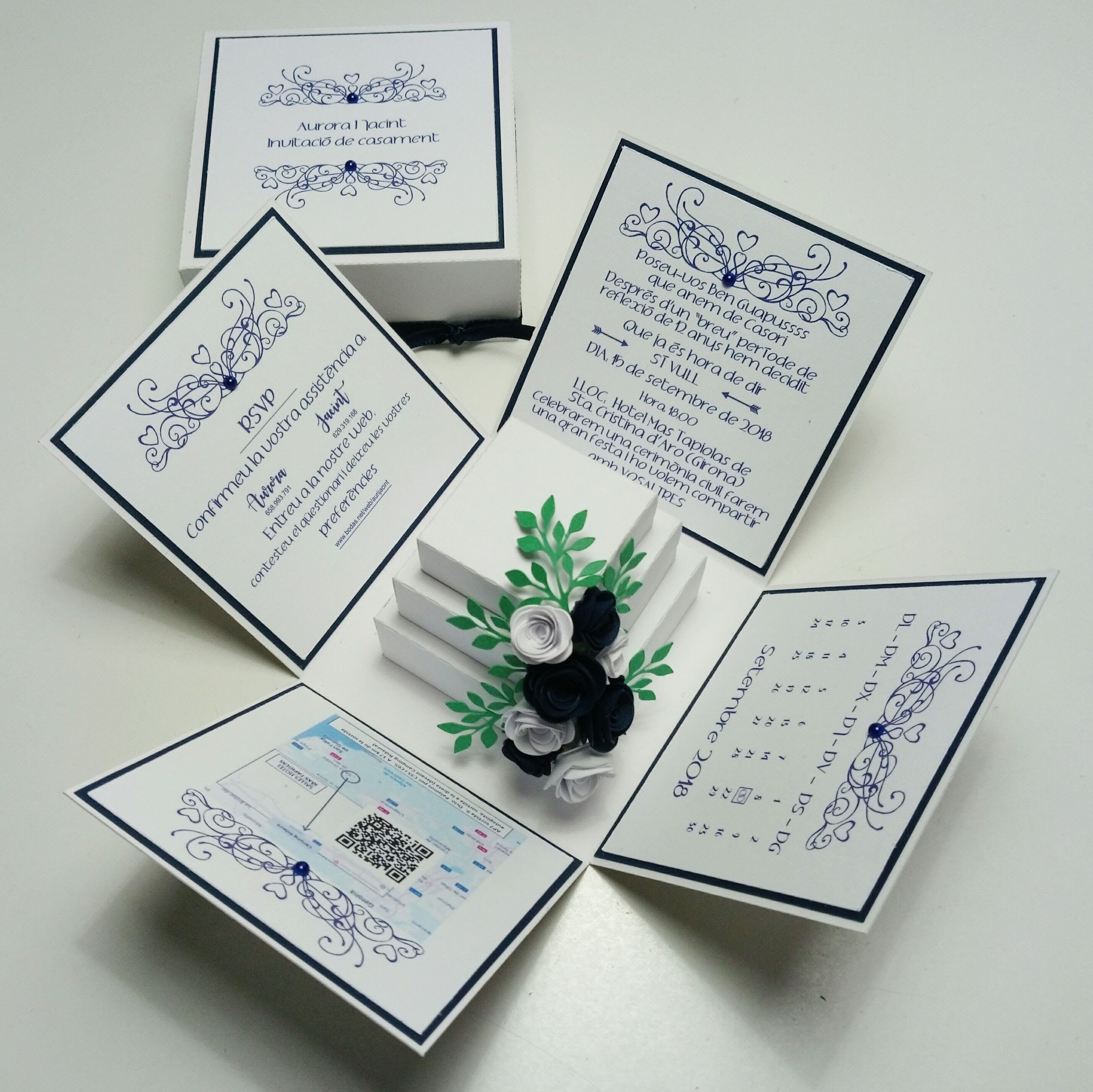 Exploding Wedding Invitation Box Invitations Luxury - Etsy UK