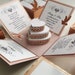 Blush Pink & Rose Gold Exploding Wedding Invitation Boxes Luxury ...