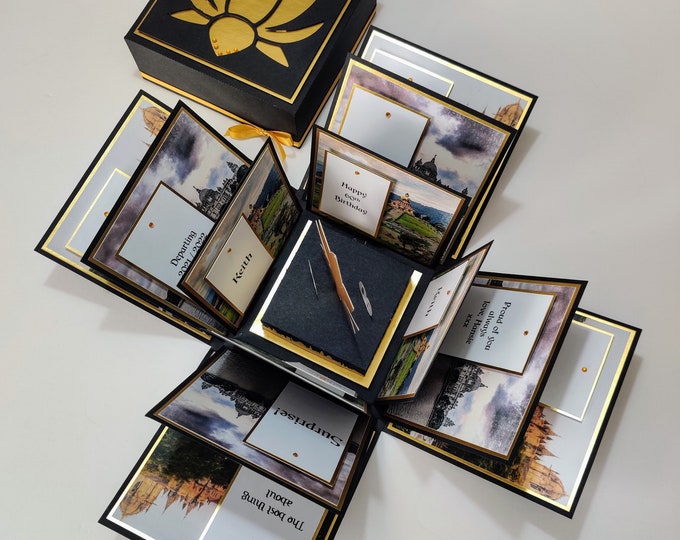 Handcrafted Artisan Exploding Occasions Boxes by ExplodingBoxCo