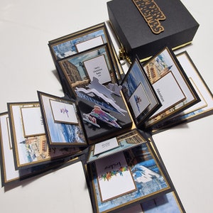 Exploding Trip Reveal Box Custom Occasion Trip Reveal - Etsy UK