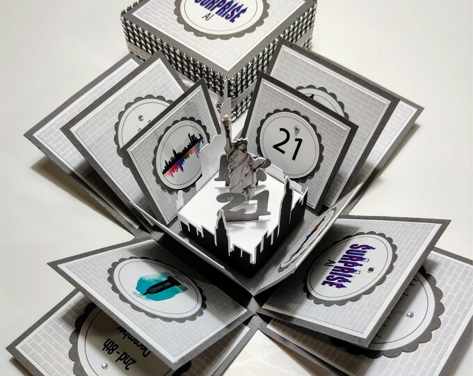 Handcrafted Artisan Exploding Occasions Boxes by ExplodingBoxCo