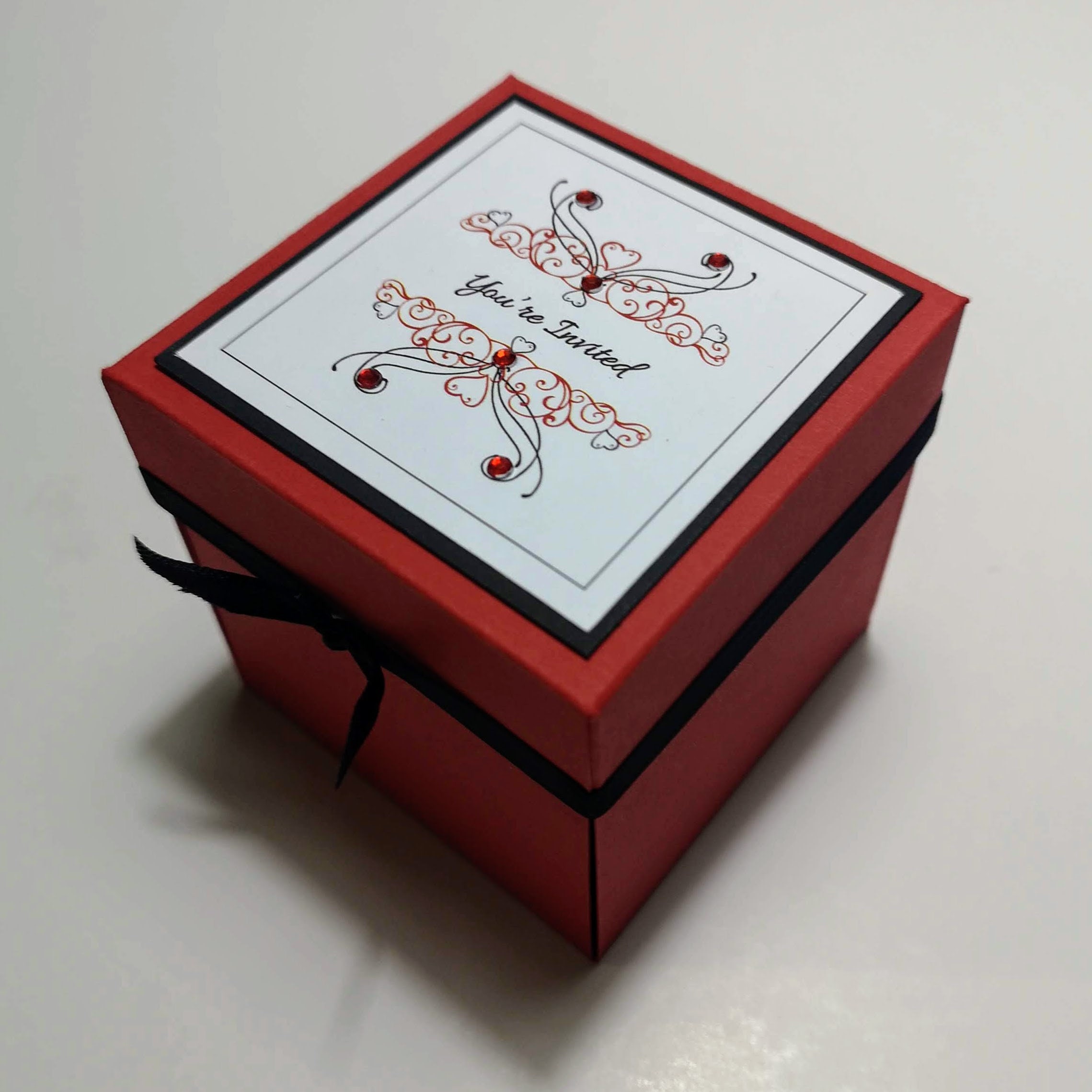 Exploding Wedding Invitation Box Invitations Luxury - Etsy UK