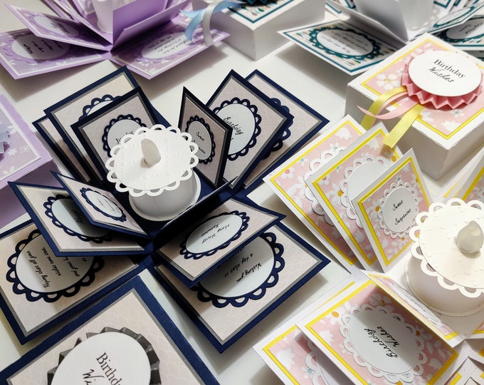 Handcrafted Artisan Exploding Occasions Boxes by ExplodingBoxCo